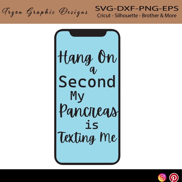 Pancreas is Texting Svg - Etsy