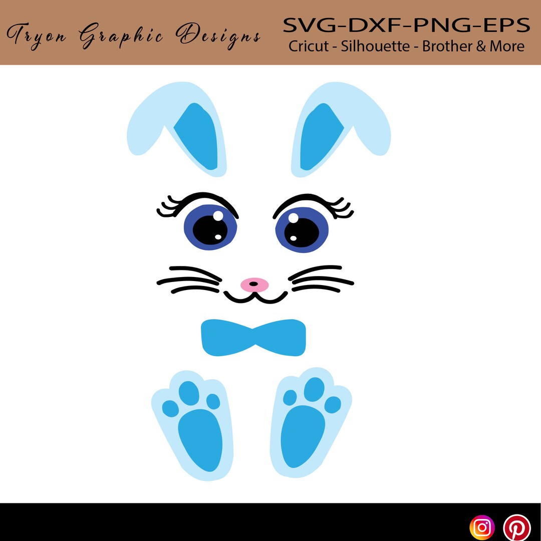 Boy Easter Bunnyd Svg-bunny Svg-happy Easter-easter Bunny Svg-bunny ...