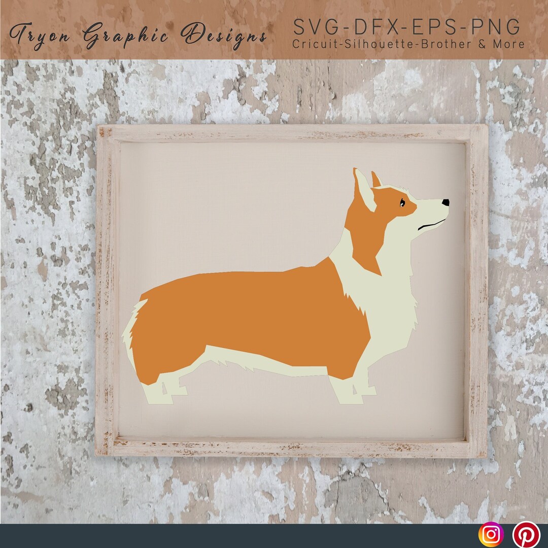 Corgi Svg-dog Svg-welsh Corgi Svg-pets Svg-files for Cricut-silhouette ...