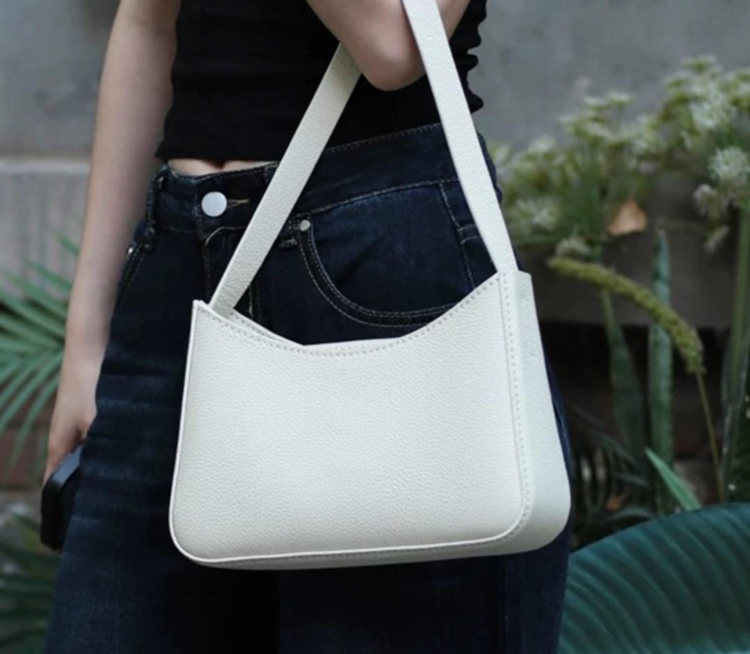 DIY Full-grain Leather Shoulder Bag Kit With Semi-corrected Finish ...