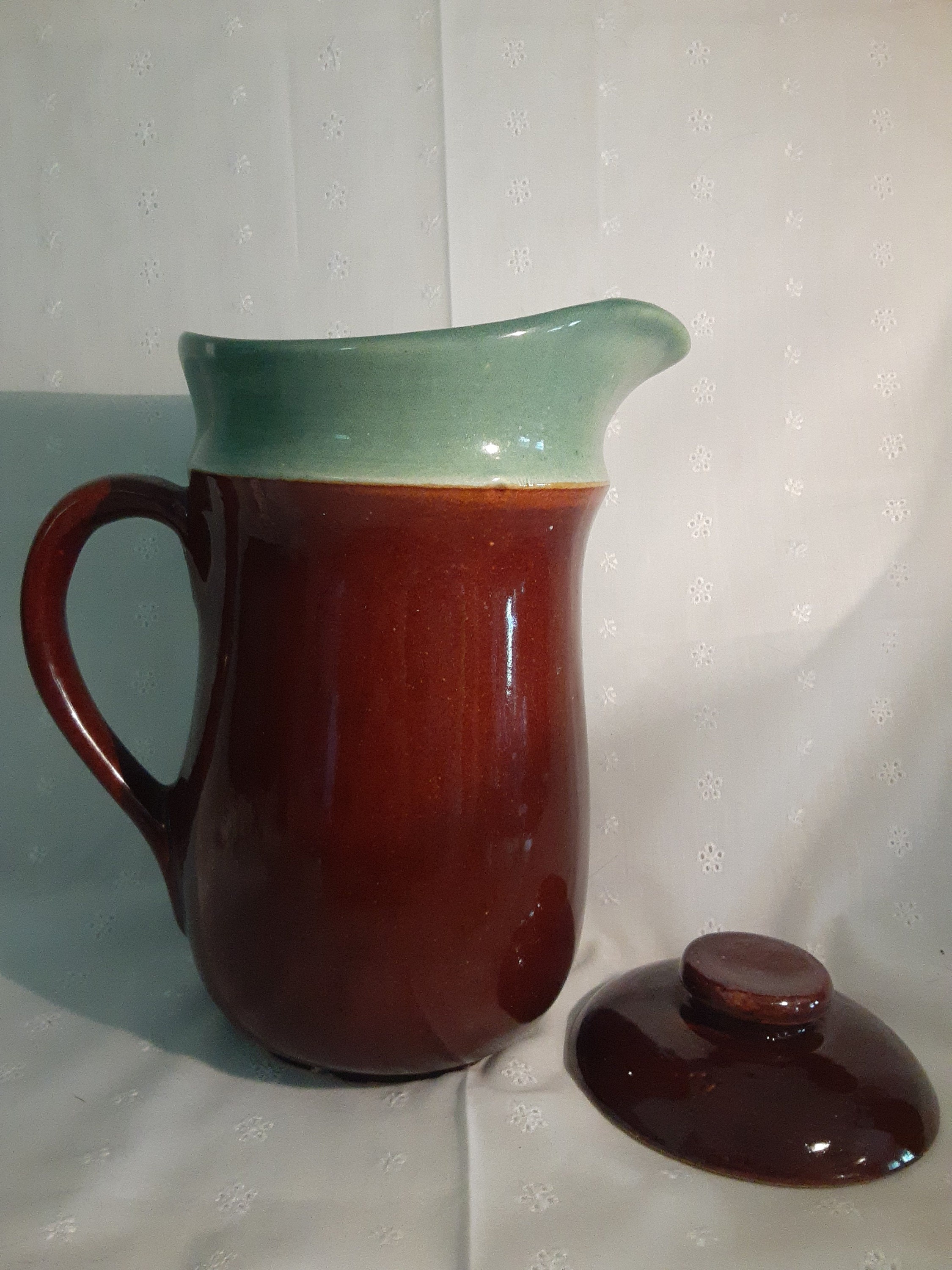 Redwing Pitcher Brown & Green Vintage - Etsy