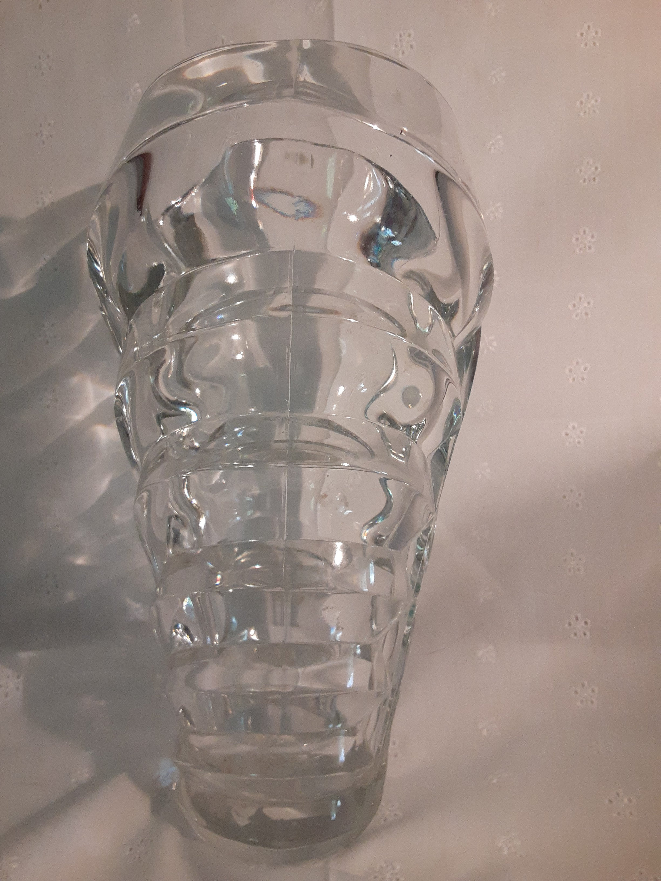 Leaded Glass Vase - Etsy
