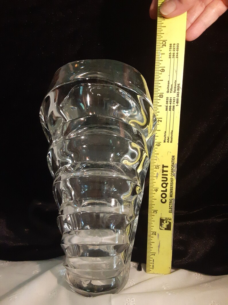 Leaded Glass Vase - Etsy