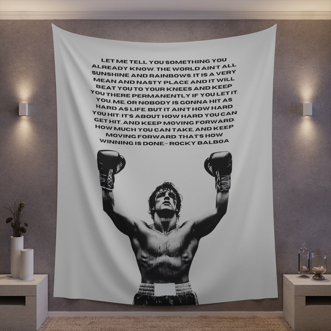 Rocky Balboa Wall Tapestry - Etsy
