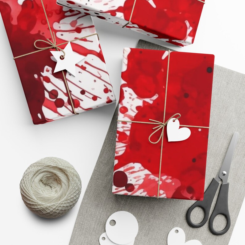 Blood Splatter Gift Wrap - Etsy