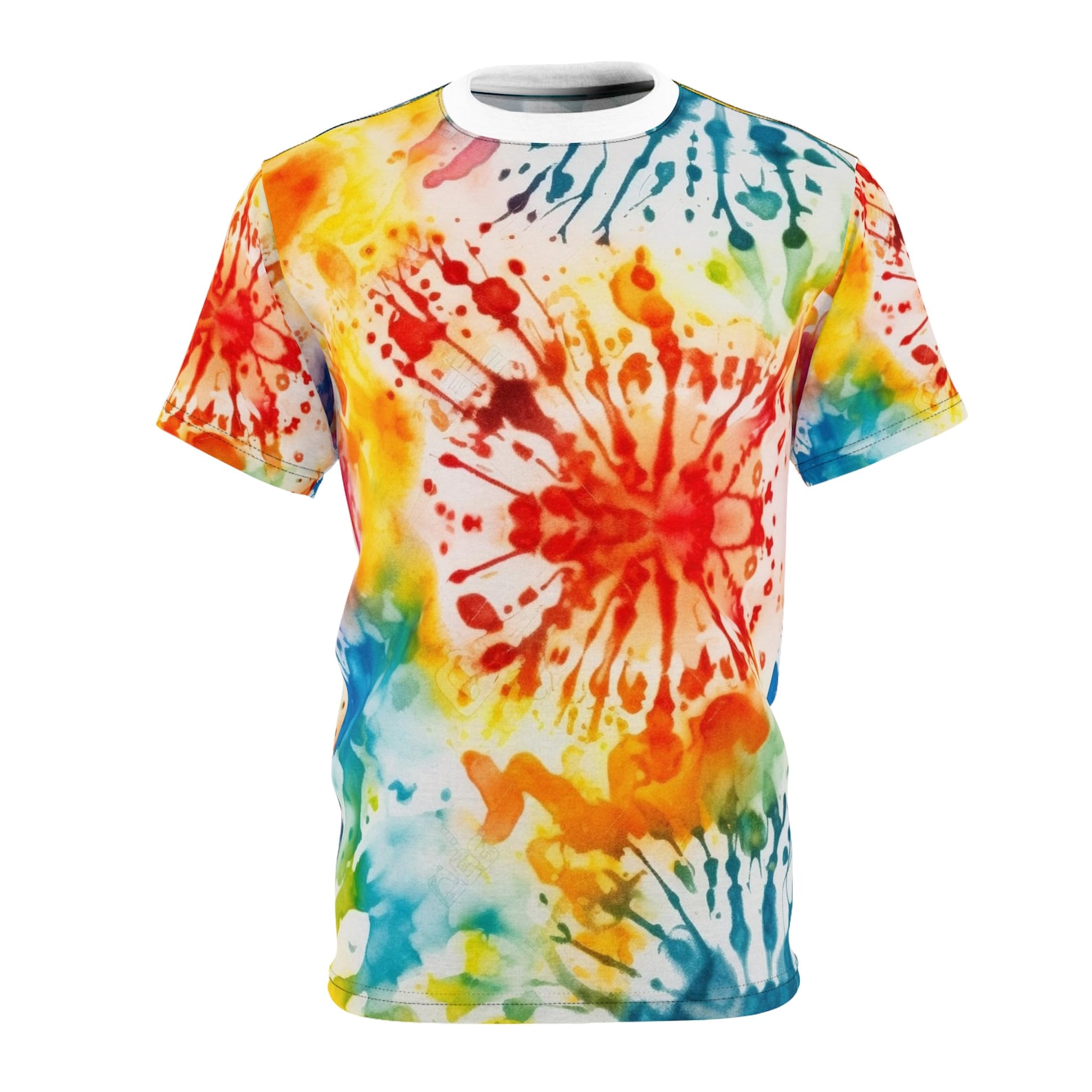 Primary Color Tie-dye Shirt - Etsy