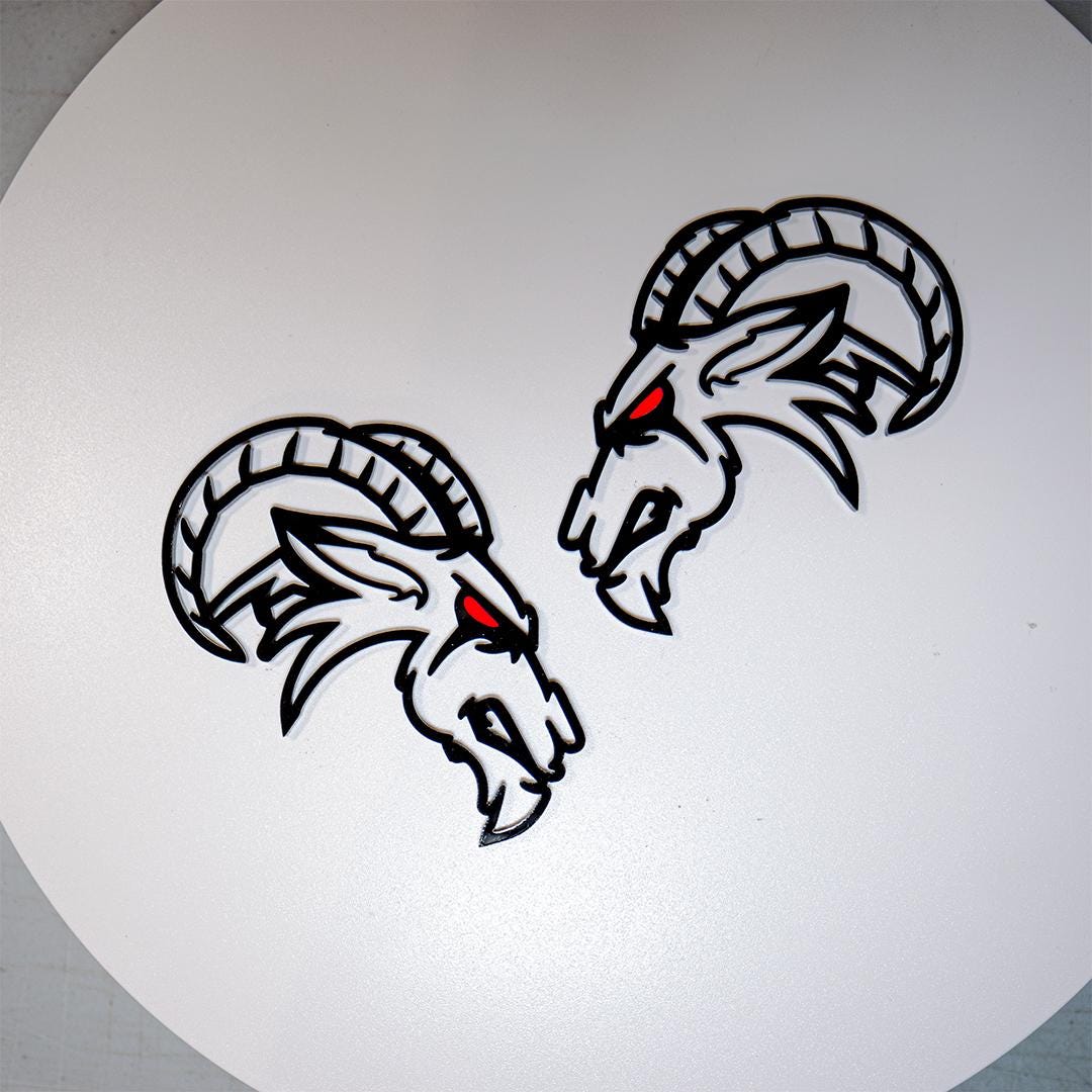 Ram Hellram V1 Fender Emblems - Etsy