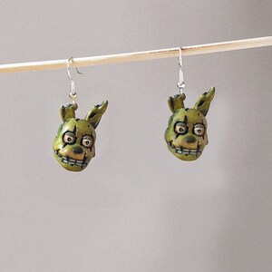 Springtrap Earings FNAF - Etsy