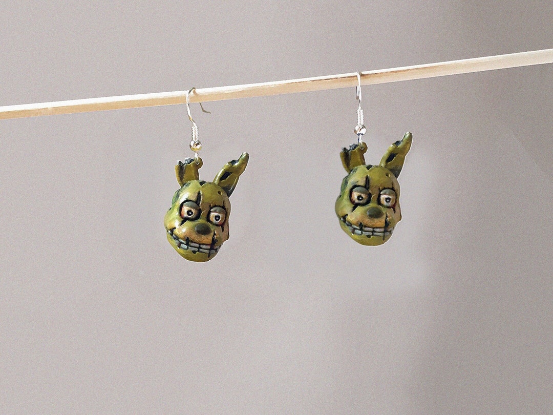 Springtrap Earings FNAF - Etsy