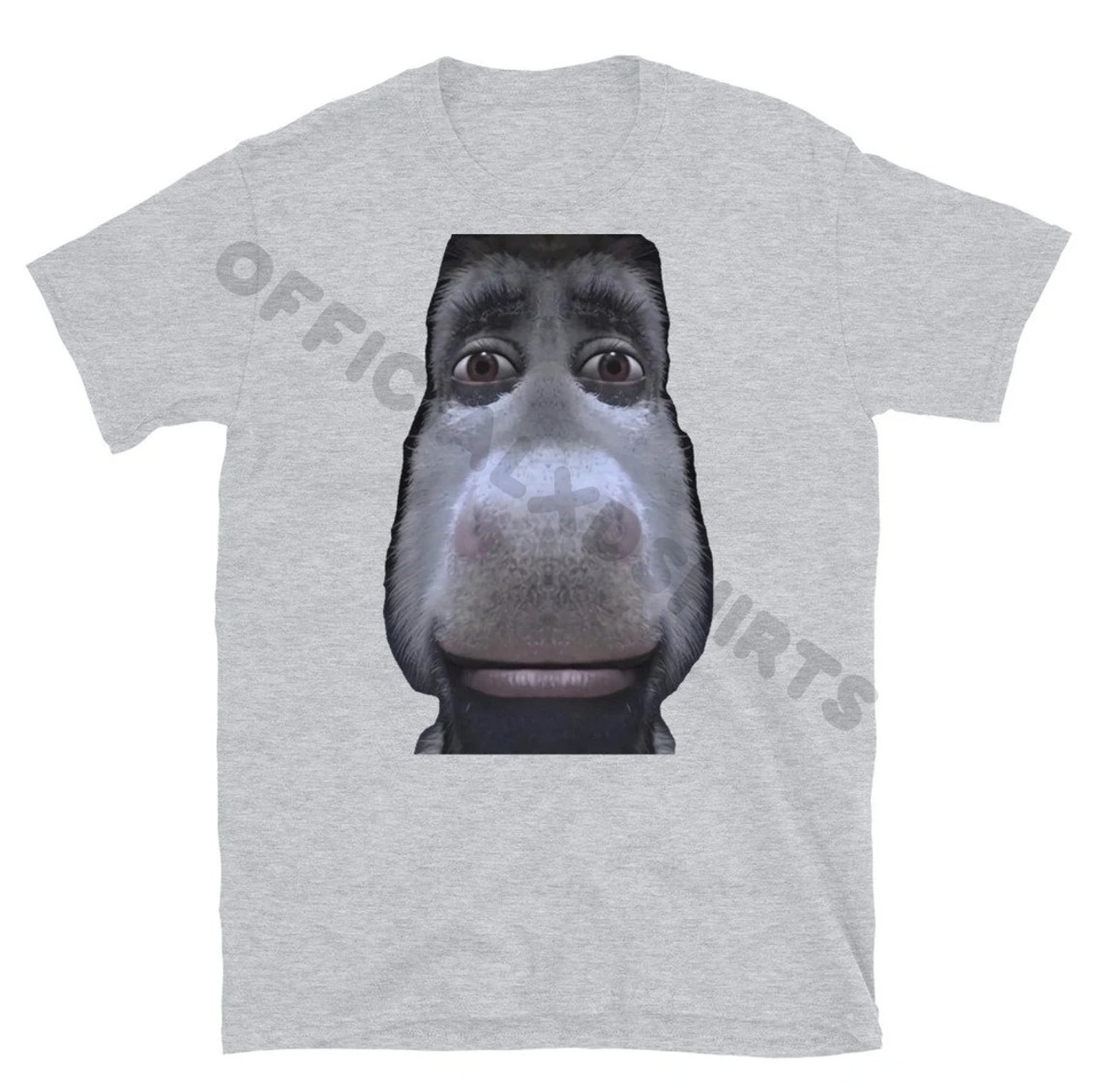 Donkey Staring Funny Meme T-shirt - Etsy