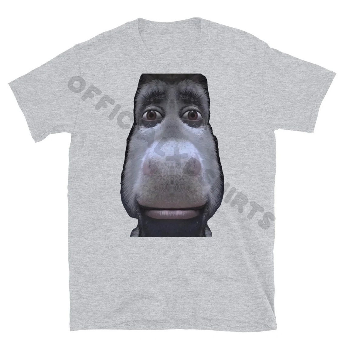 Donkey Staring Funny Meme T-shirt - Etsy
