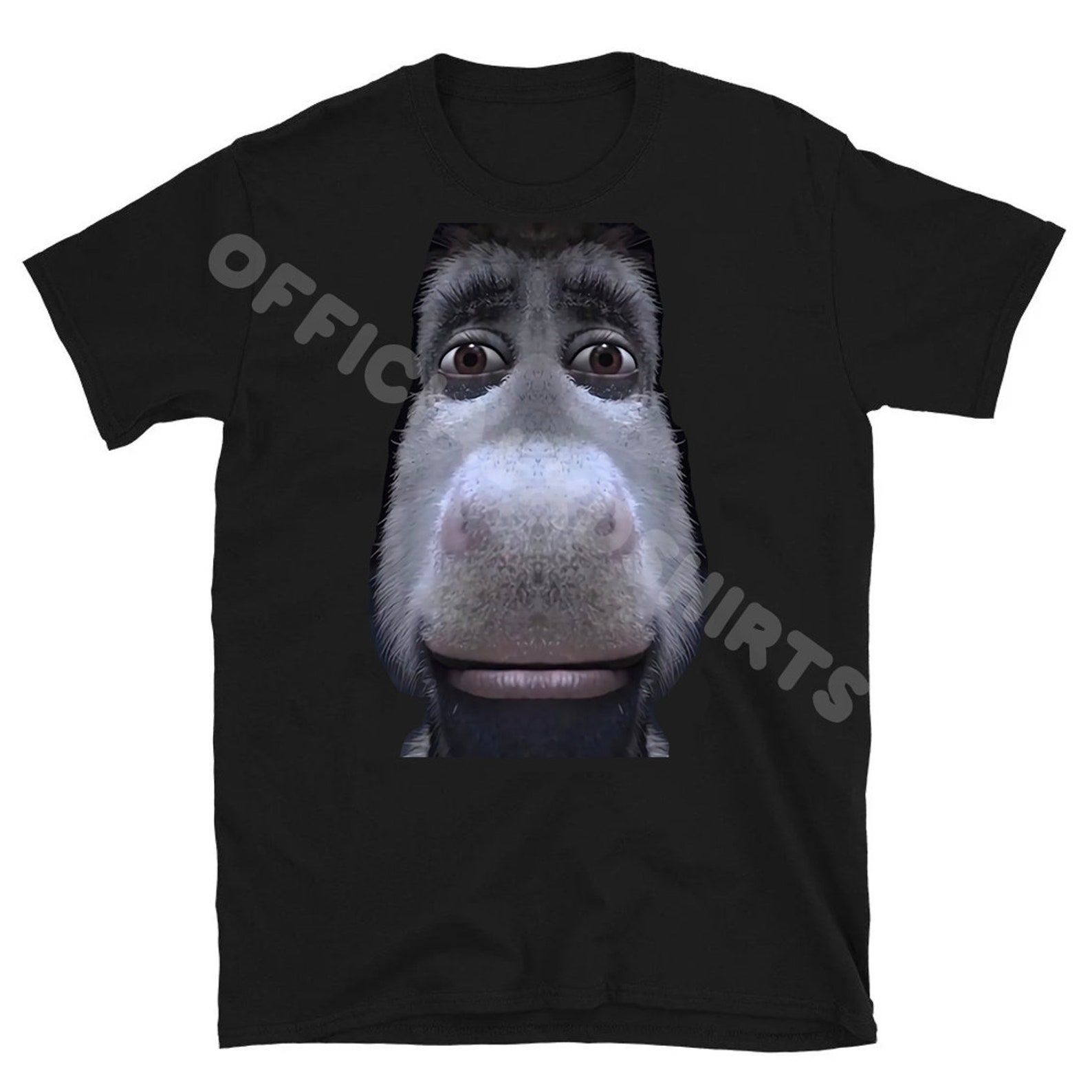 Donkey Staring Funny Meme T-shirt - Etsy Australia
