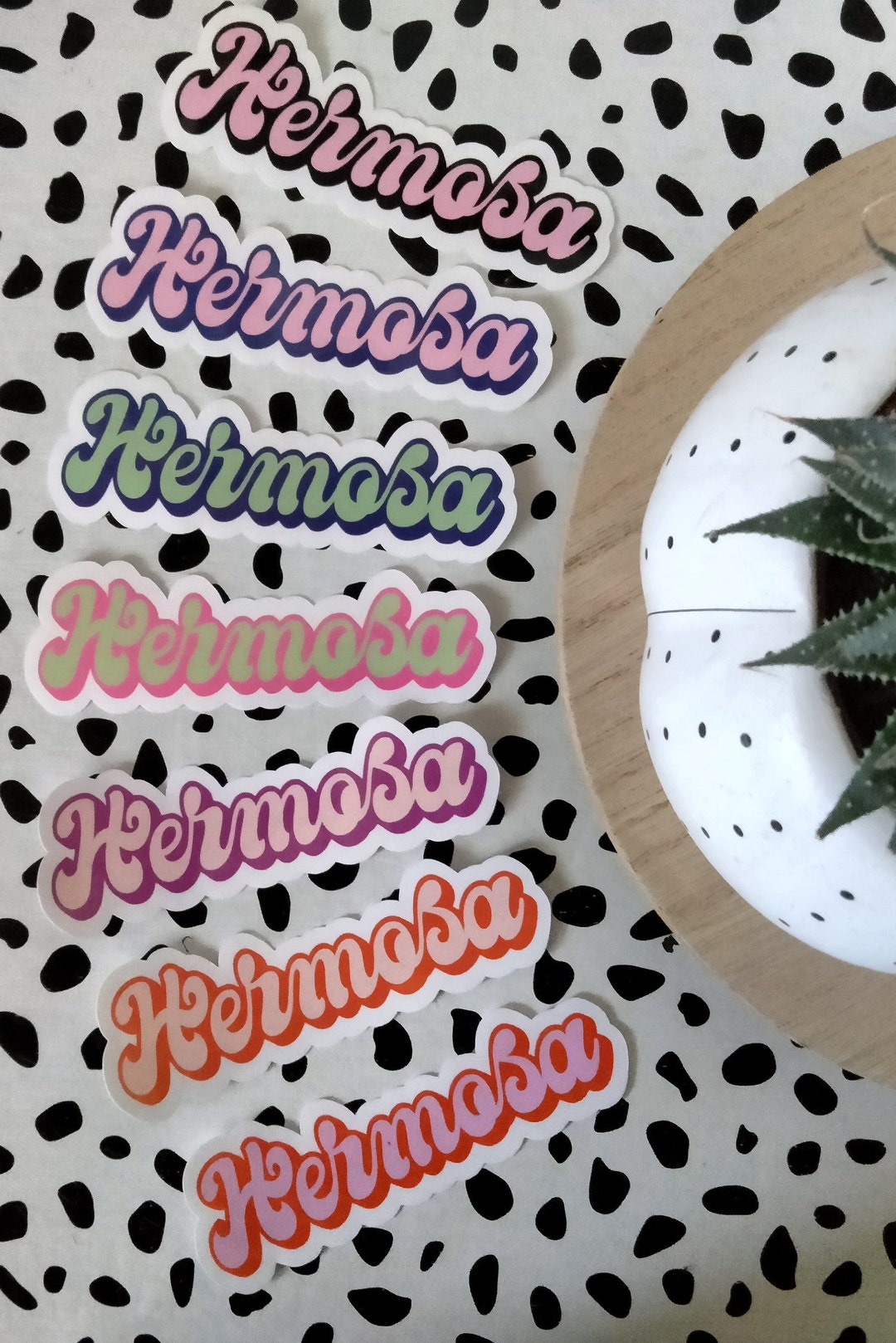 Hermosa Spanish Sticker - Etsy