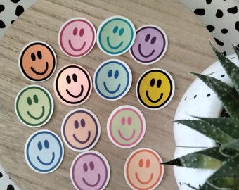 Holographic Smiley Face Sticker - Etsy