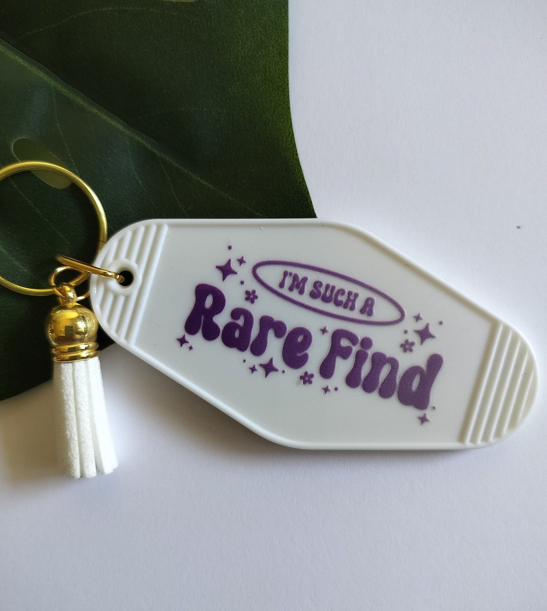 I'm Such a Rare Find Keychain | Affirmation Motel Keychain | Positive ...