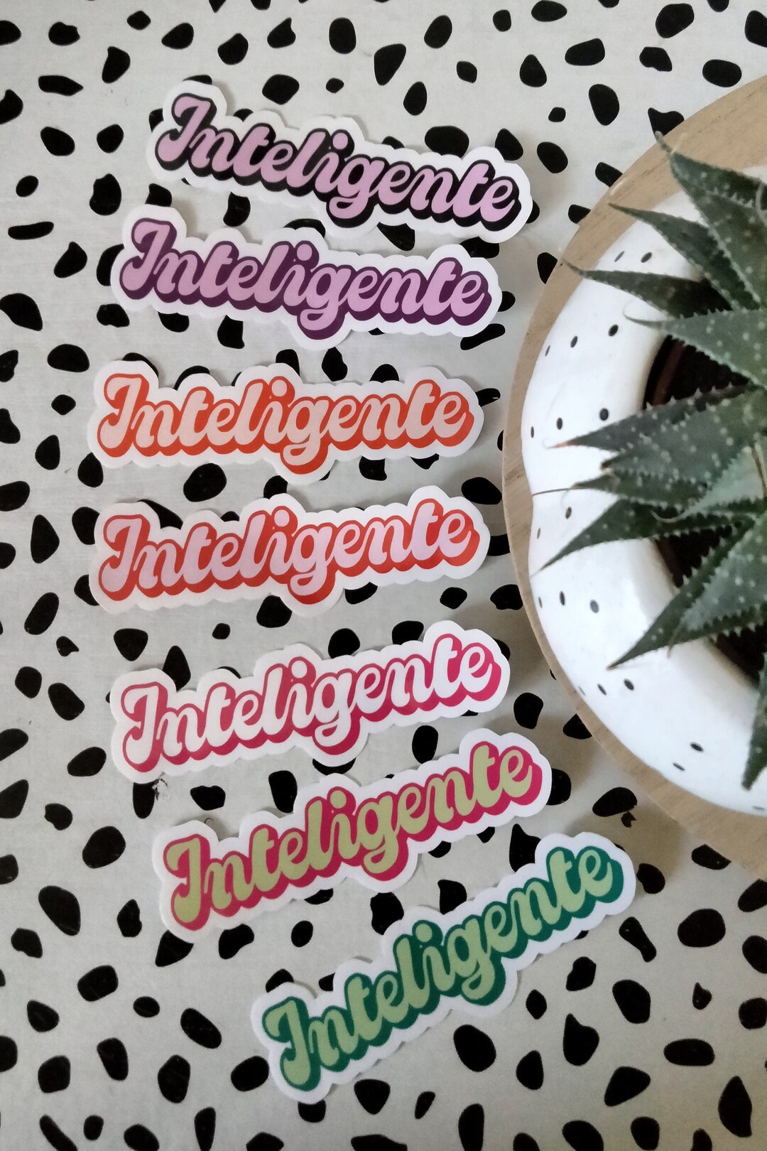 Inteligente Spanish Sticker - Etsy