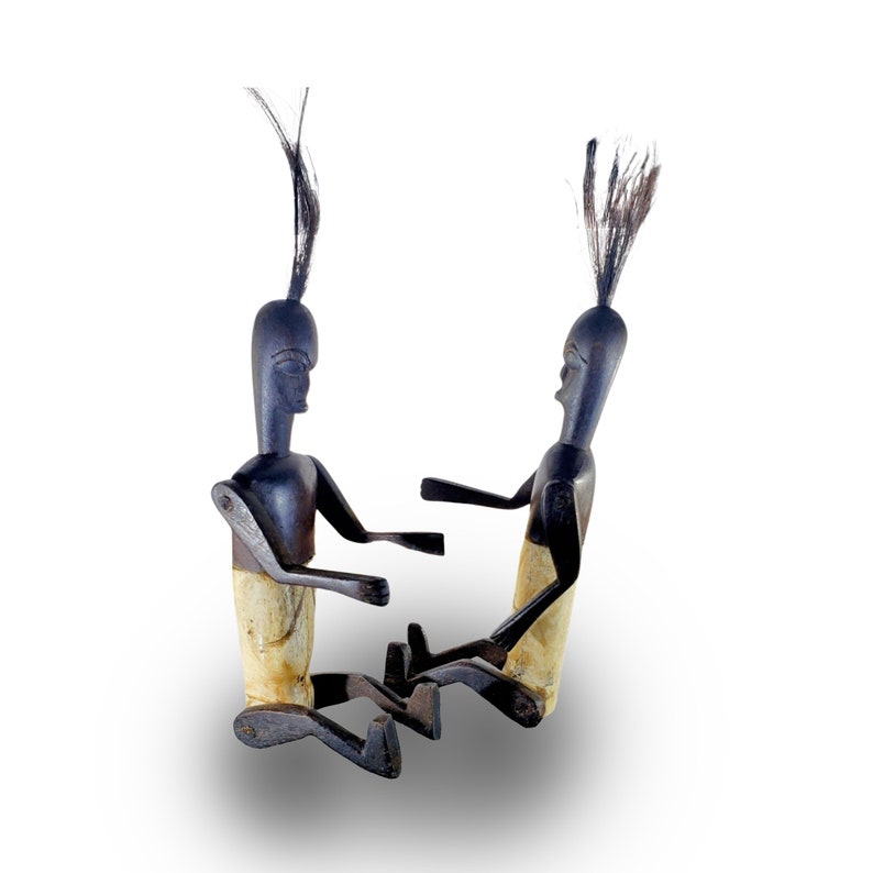 African Art & Culture Hand-carved Bone and Wood Figures - Etsy