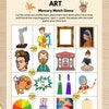 Art Inspired I Spy Printable Activity for Preschooler, Art Look and ...