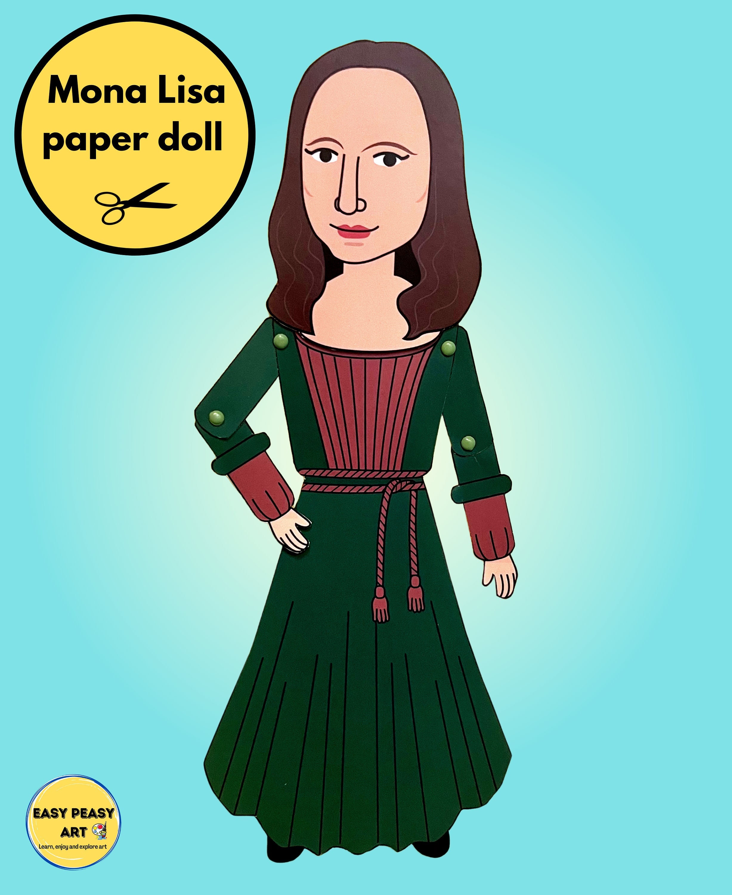 Mona Lisa Activity for Kids, Art History for Kids, Famous Paintings ...