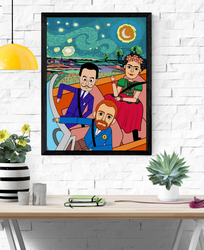 Famous Artists Poster Printable, Art Classroom Decor, Art Teacher Gift ...