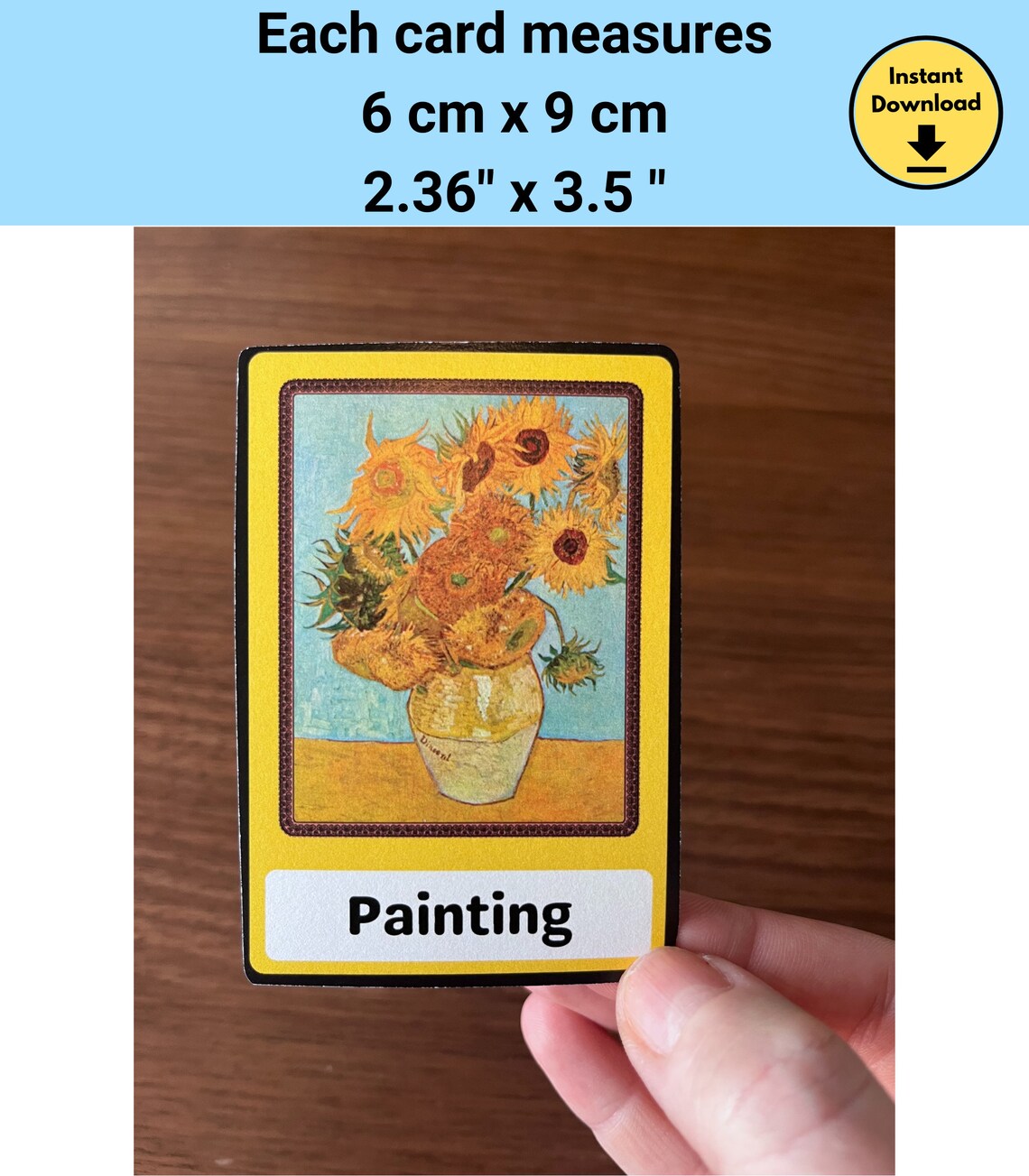 Art Memory Game for Toddlers and Preschoolers Memory Cards - Etsy