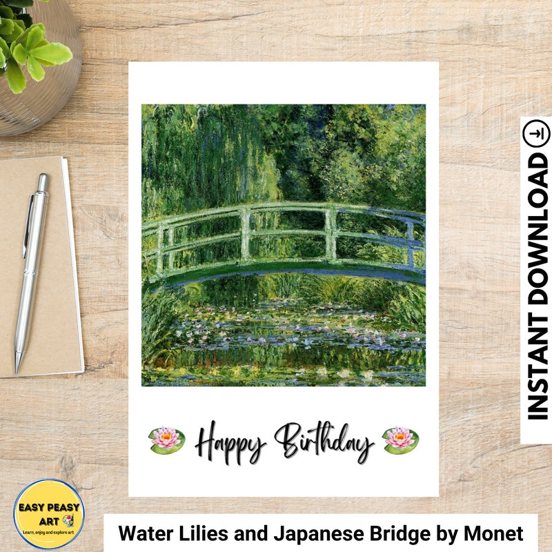 Claude Monet Greeting Cards - Etsy