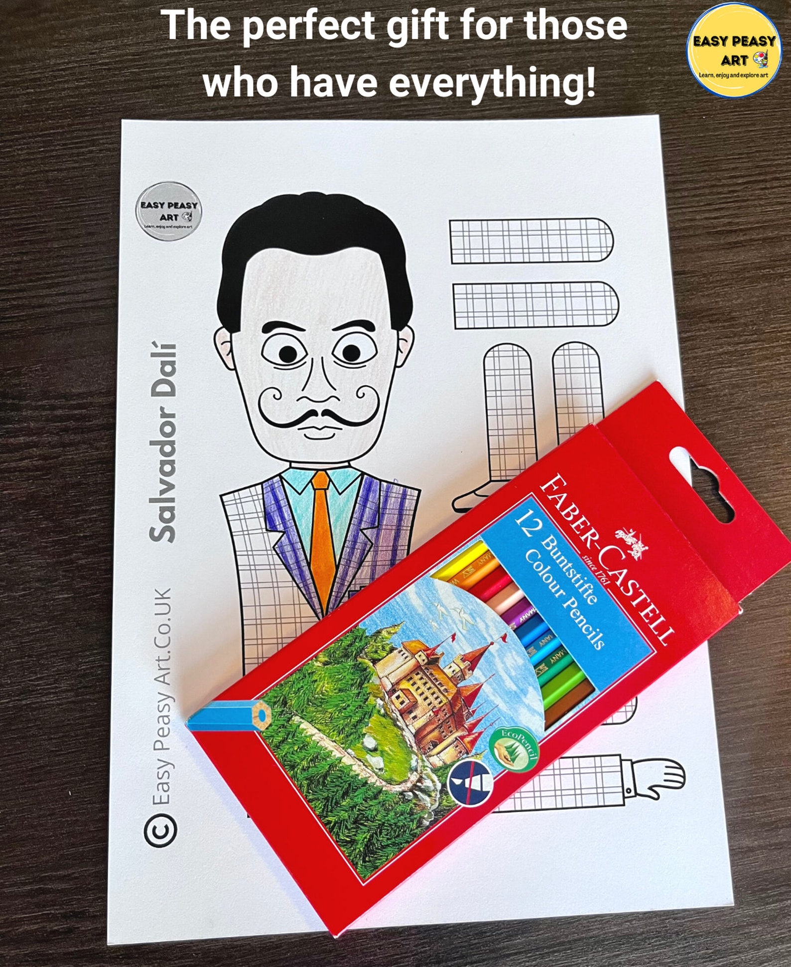 Salvador Dali Printable Paper Doll, Famous Artists Cut Out Doll, Art ...