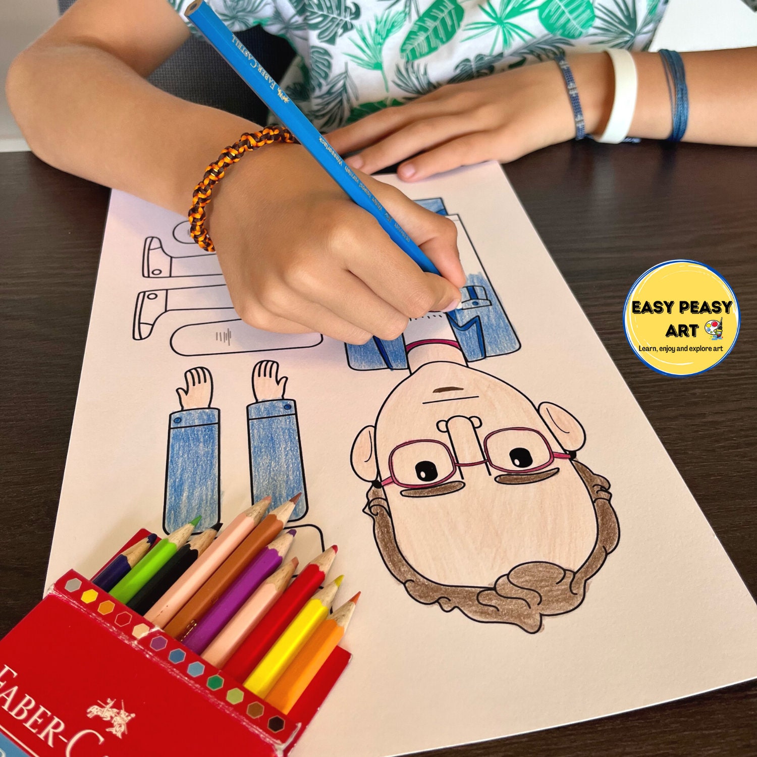 Keith Haring Articulated Doll Printable, Pop Art Artist Paper Puppet ...