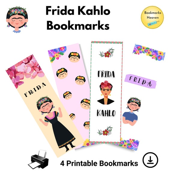 Frida Kahlo Bookmark Frida Kahlo Print Frida Kahlo Gifts - Etsy