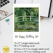 Claude Monet Birthday Card Printable, Art Lover Gift, Art History Card ...