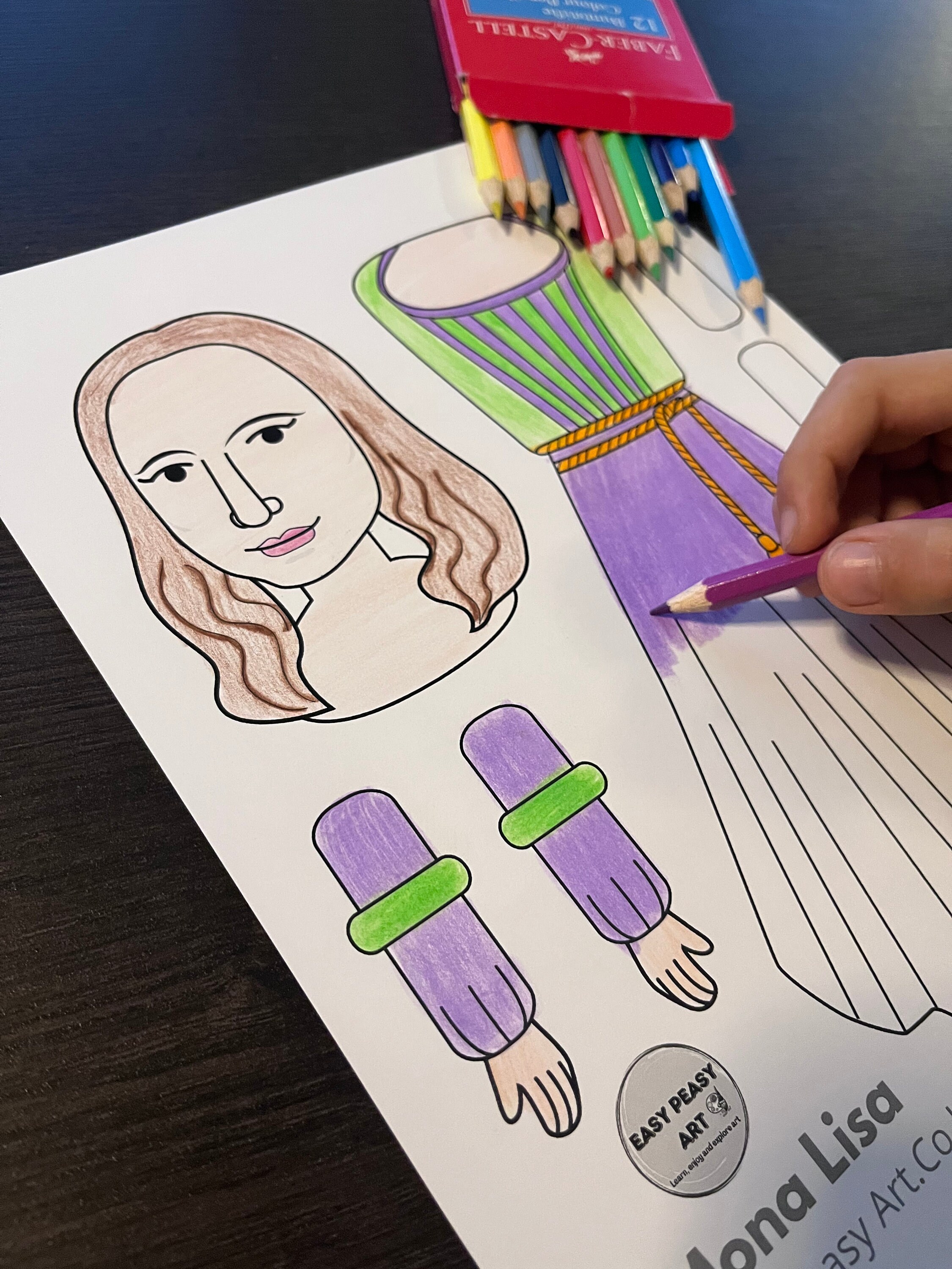 Mona Lisa Activity for Kids, Art History for Kids, Famous Paintings ...