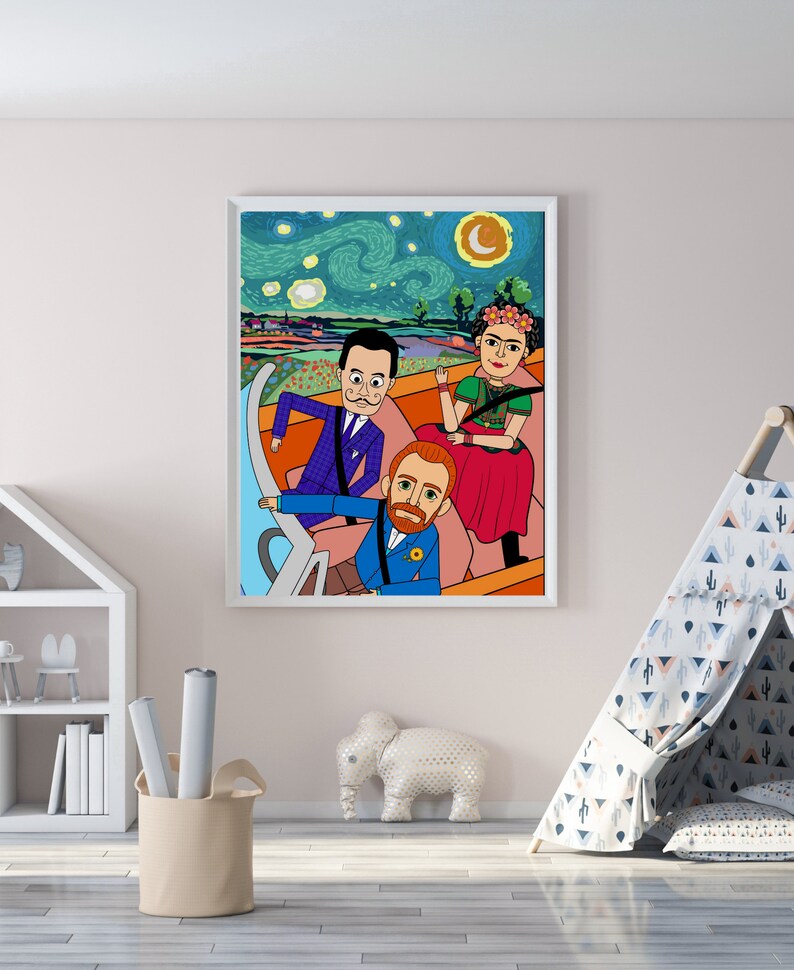 Famous Artists Poster Printable, Art Classroom Decor, Art Teacher Gift ...