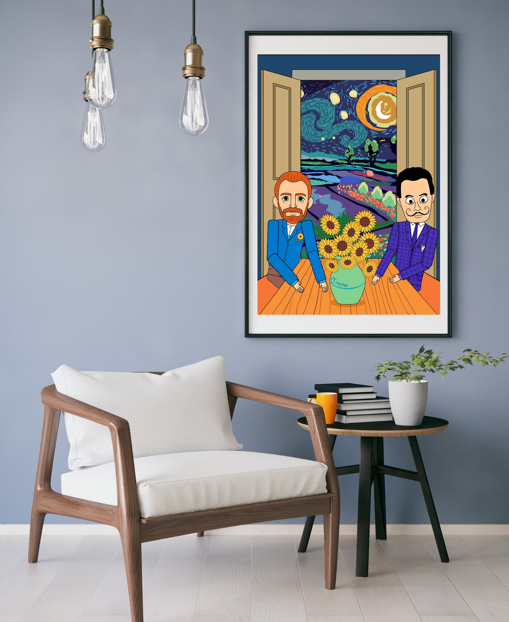 Famous Artists Art Class Decor Van Gogh Art Class Poster - Etsy
