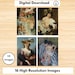 Famous Paintings Flashcards Printable, Famous Artists Prints, Fine Art ...