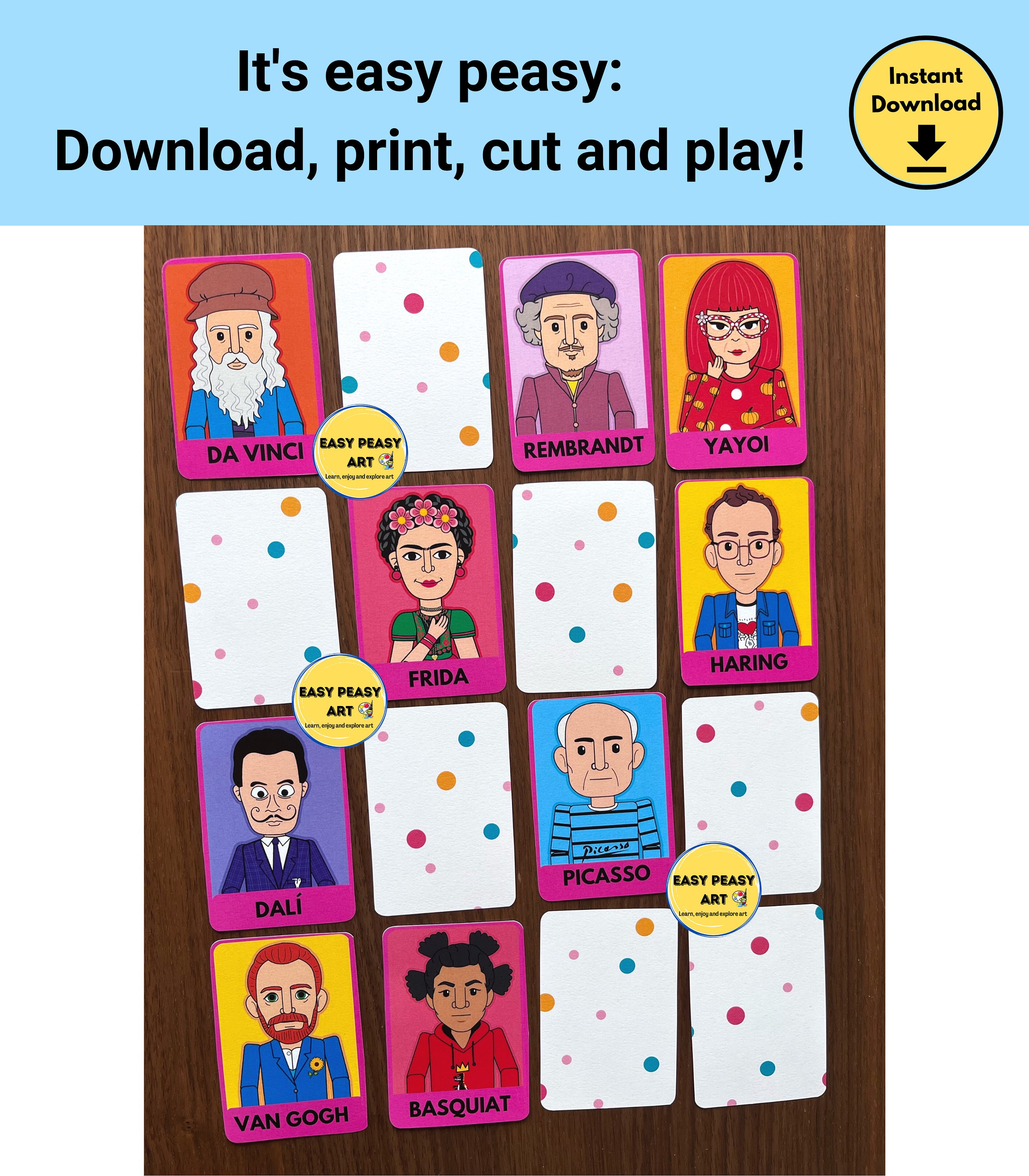 Memory Match Game Printable, Matching Games for Kids, Kids Games ...