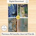 Famous Paintings Flashcards Printable, Famous Artists Prints, Fine Art ...
