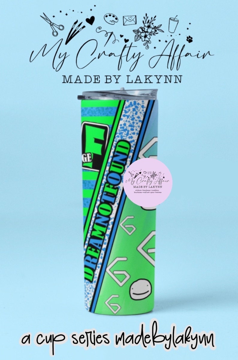 Dreamnotfound DNF Tumbler Dream SMP Tumbler Minecraft - Etsy