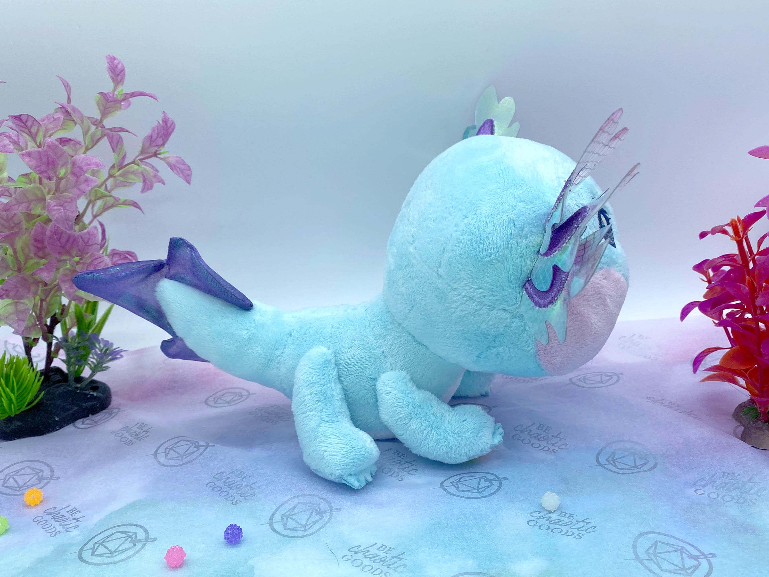 Blue Axolotl Plush - Etsy