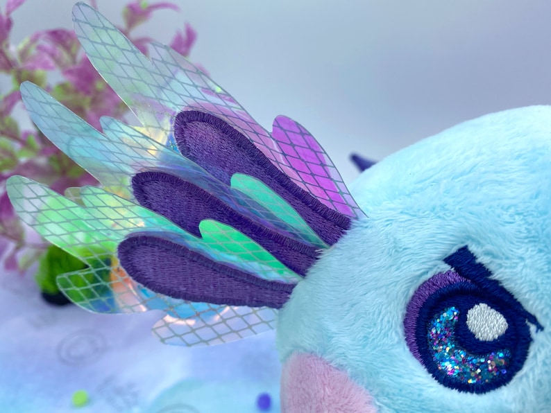 Blue Axolotl Plush - Etsy