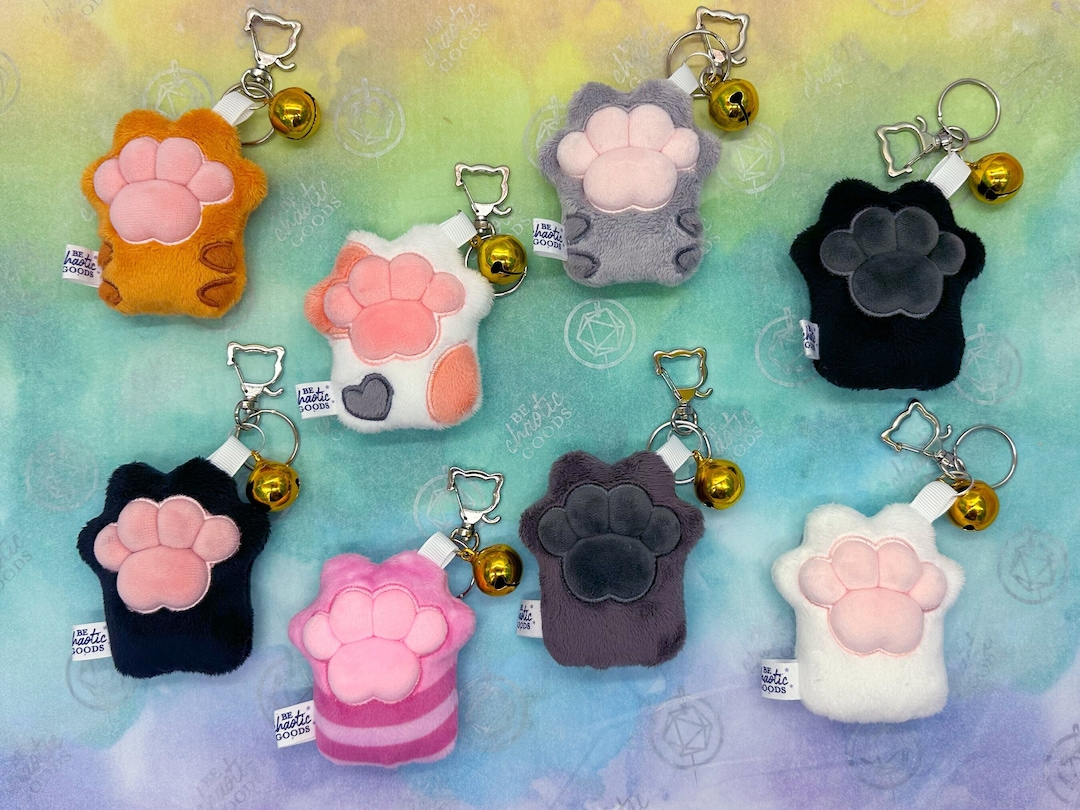 Squishy Kitty Toe Beans Keychain - Etsy