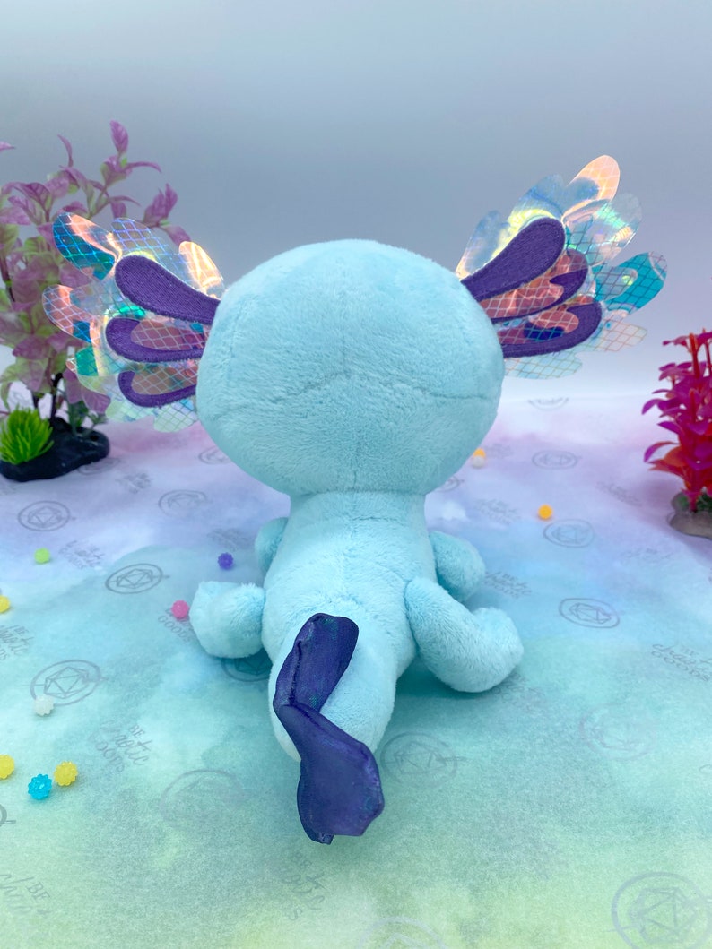 Blue Axolotl Plush - Etsy