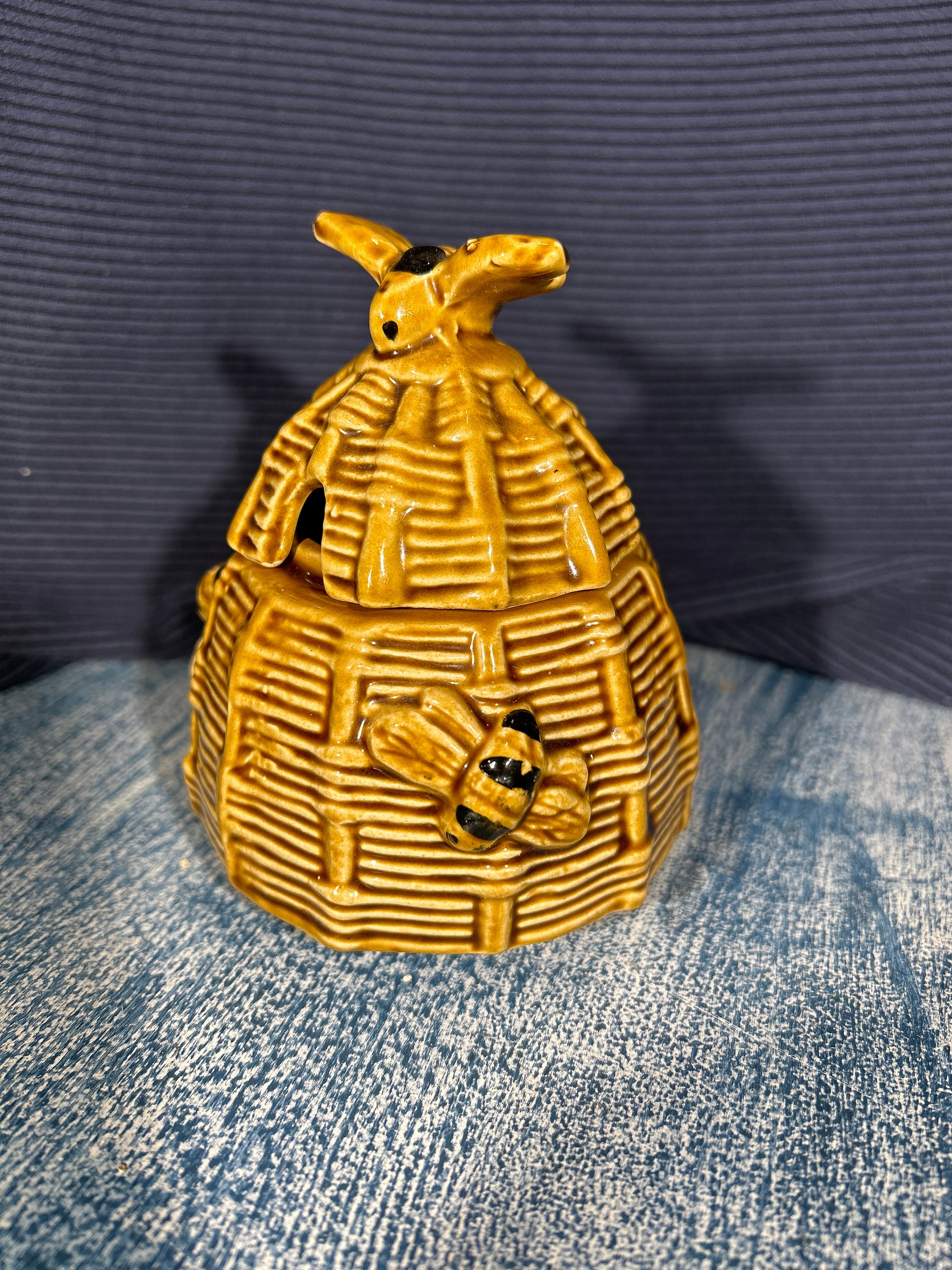 Vintage Wilson & Puroy Devon Pottery Bee Hive Honey Pot - Etsy