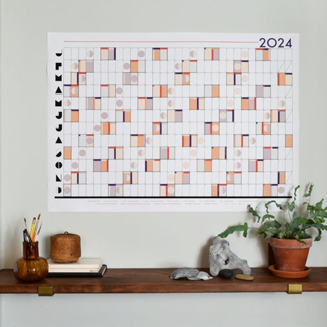 A1 2024 Wall Planner 2024 Year Planner A1 Planner - Etsy Hong Kong