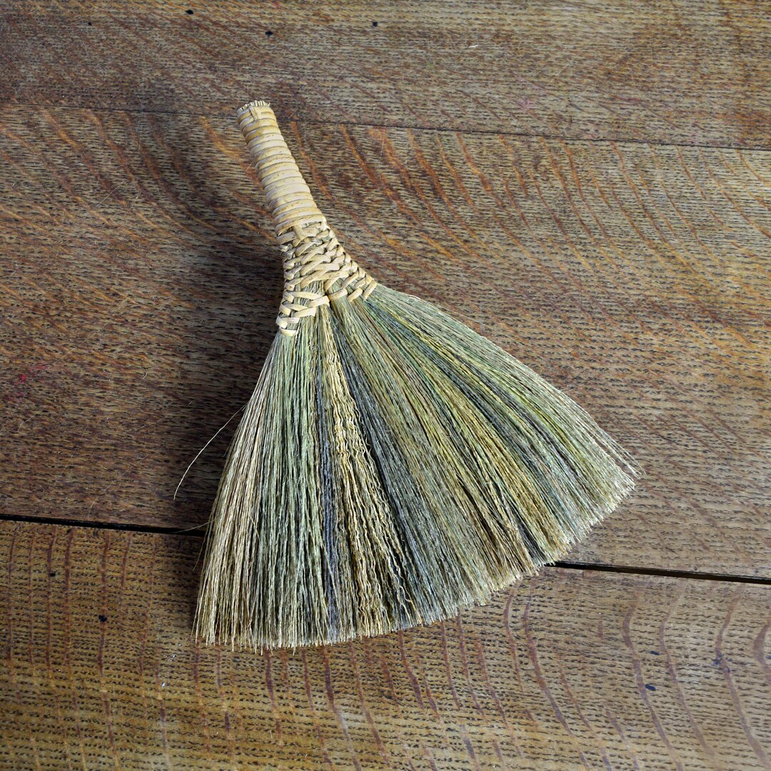 Handmade Rustic Bamboo and Grass Broom / Brush - Etsy