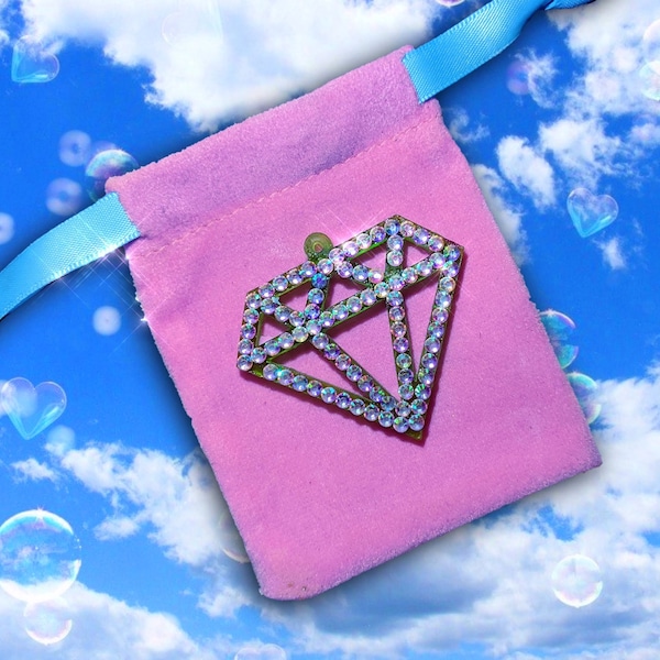 Emo Scene Diamond Necklace - Etsy