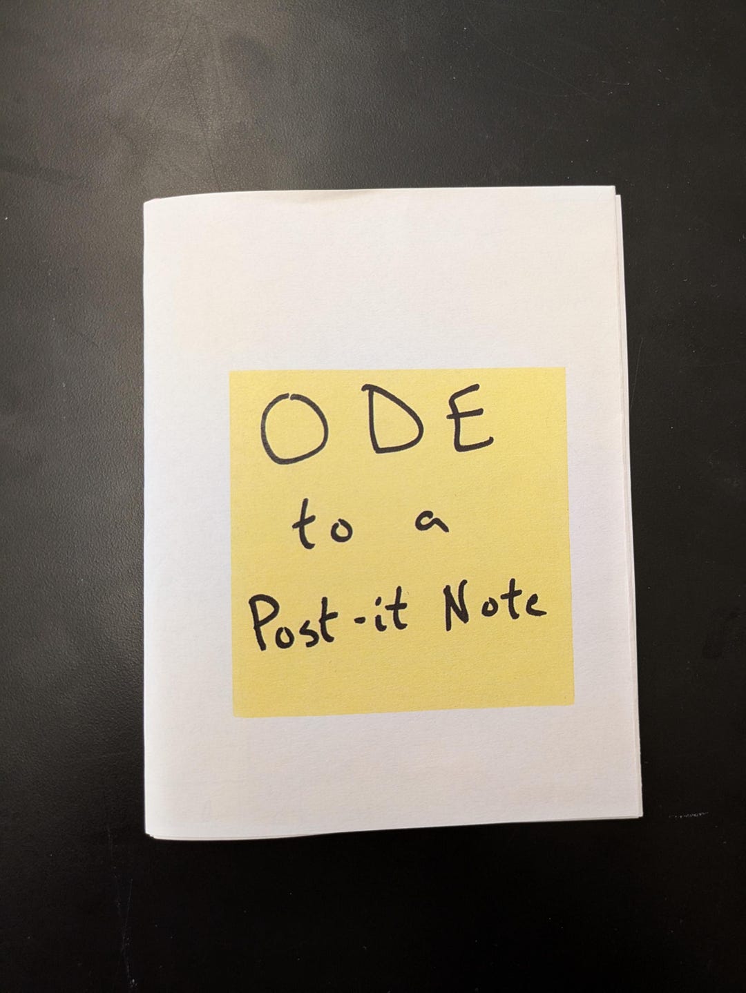 Ode to a Post-it Note. Mini Zine and Custom Tarot Cards. - Etsy