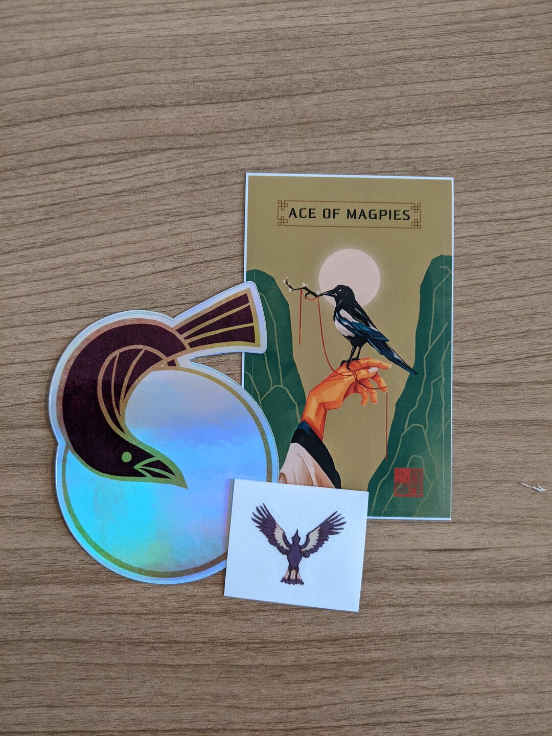 Magpie Sticker Set - Etsy