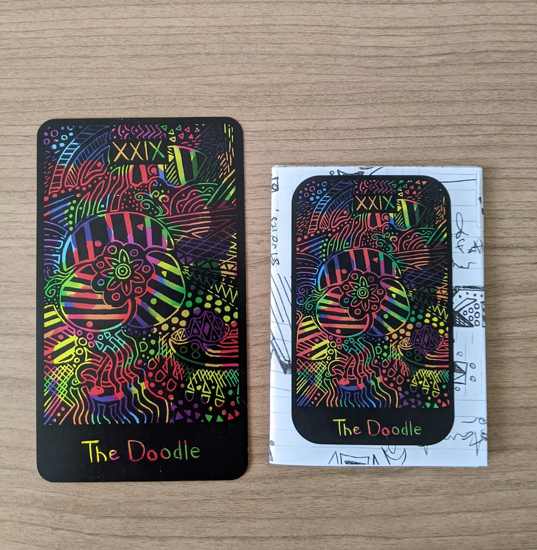 The Doodle Minizine + Tarot Card - Etsy