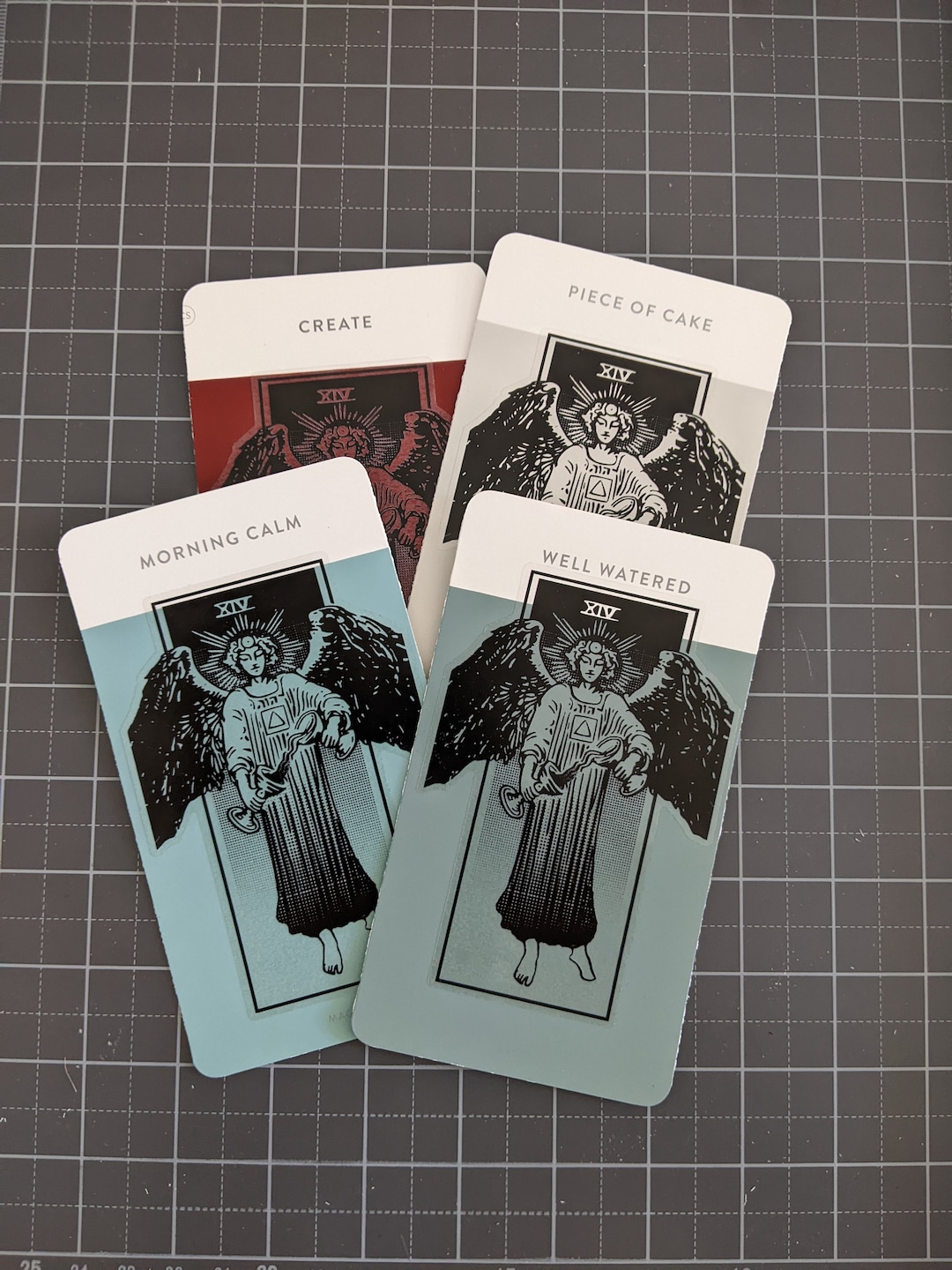 Temperance Custom Tarot Card - Made From Color Swatch Perfect for ...