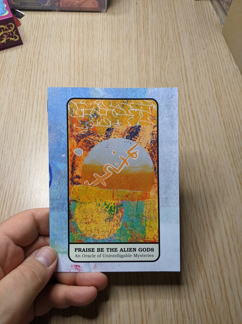 Praise Be the Alien Gods: a Zine Featuring Asemic Oracles and Abstract ...